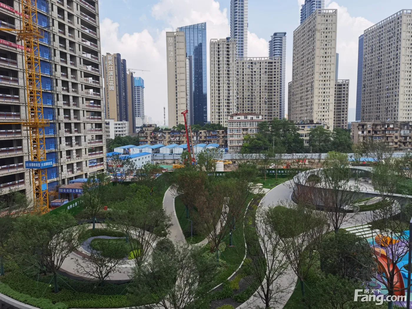 城投融创武汉印新拍现场谍照，实时了解楼盘新动态！-武汉新房网-房天下